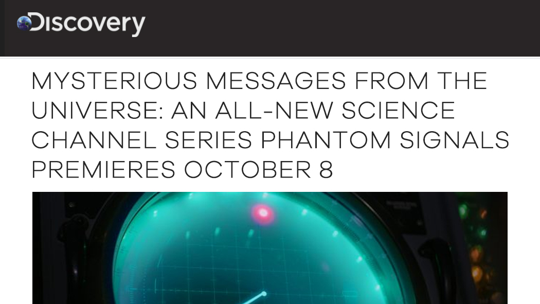 Phantom Signals: Mysterious Messages from the Universe - Go Button Media